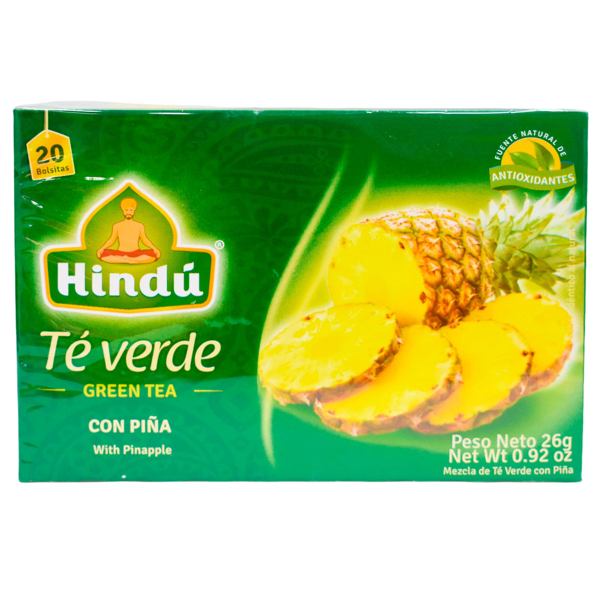 Hindu Te Verde Jengibre-Miel X 20 Unidades— Farmacorp