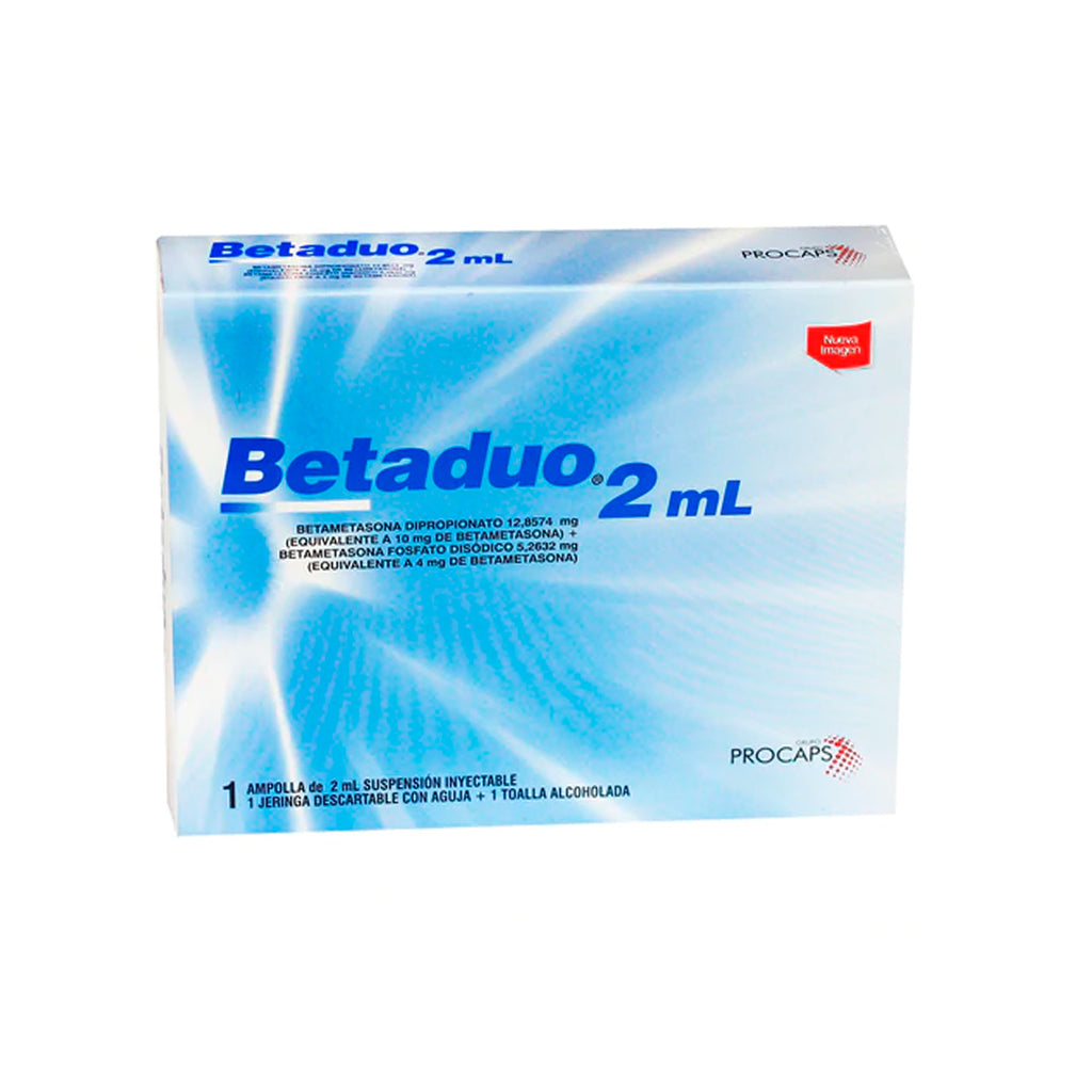 Betaduo 2Ml Betametasona Dipropionato+Fosfato X 1 Vial— Farmacorp