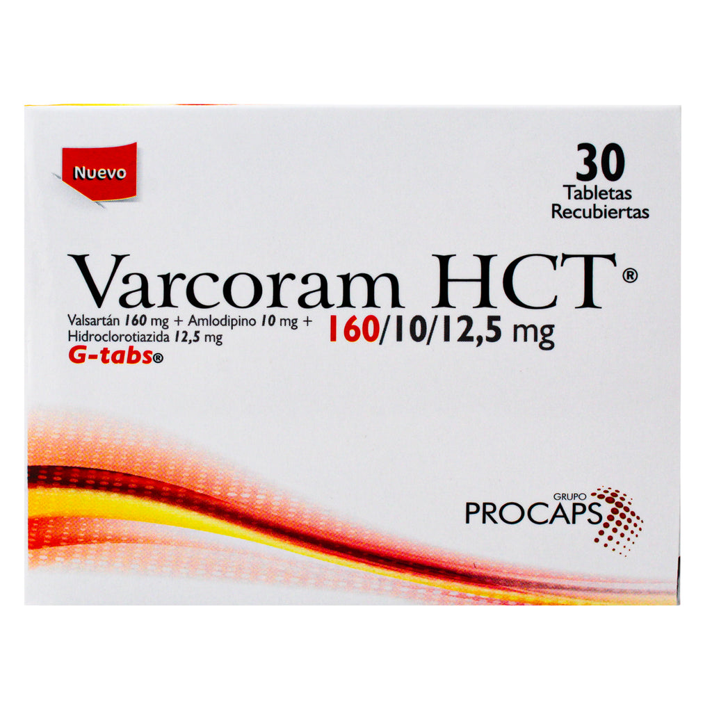 Valaxam D Valsartan 160Mg Amlodipino Besilato 10Mg Y Hidroclorotiazida ...