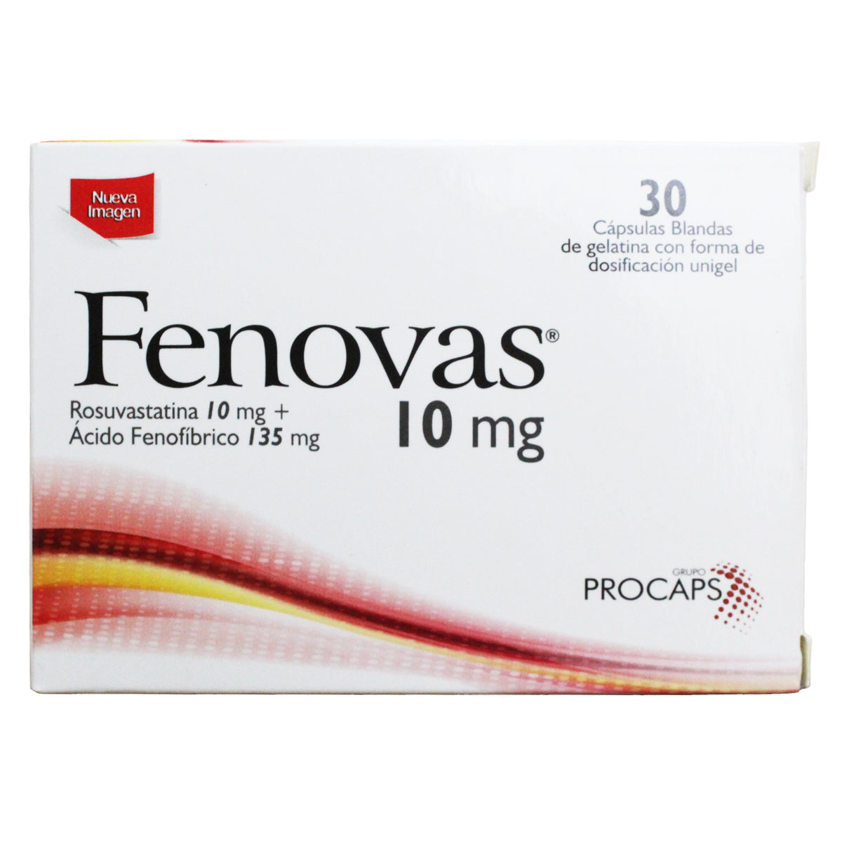 Fenovas 10Mg Rosuvastatina Acido Fenofibrico 135Mg X Capsula— Farmacorp