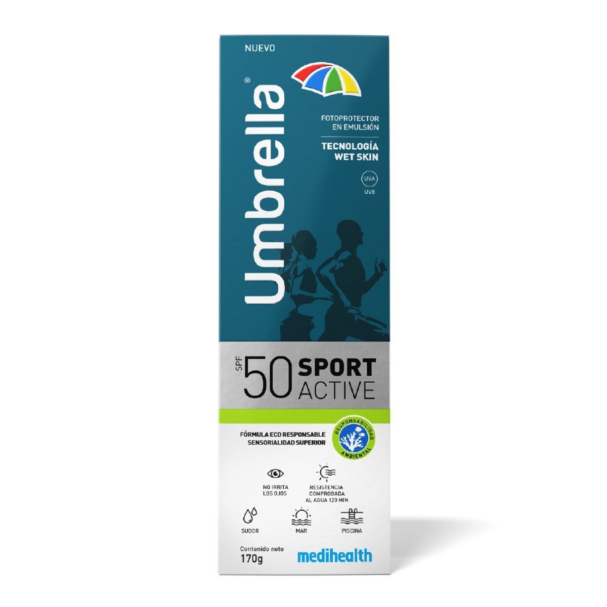 Umbrella Sport Active Protector Solar Emulsion Spf50 X 170Gr— Farmacorp