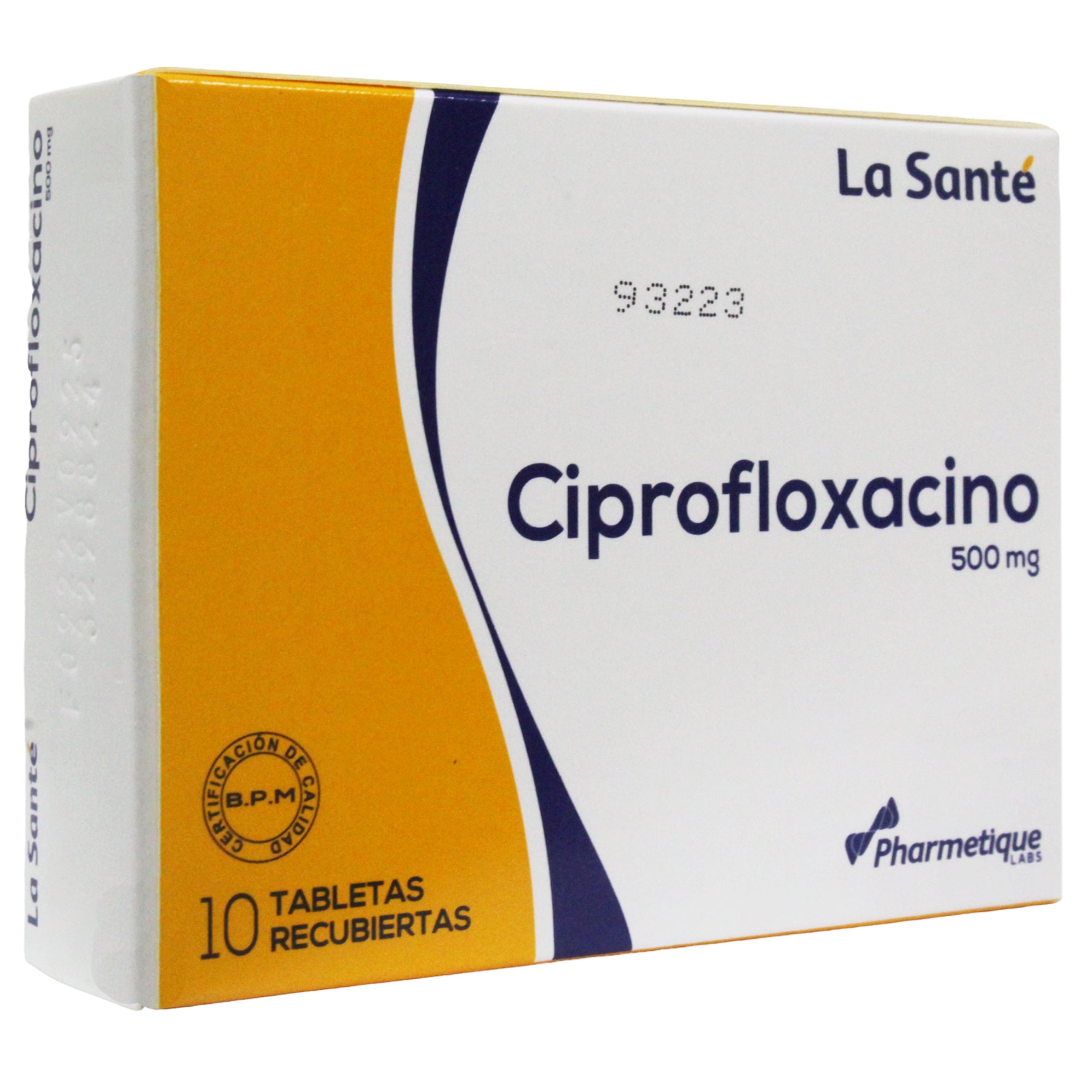 Ciprofloxacina 500Mg X Tableta— Farmacorp