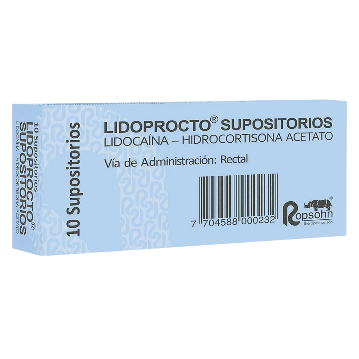 Lidoprocto Lidocaina Base 60Mg Y Hidrocortisona Acetato 5Mg X Suposito ...