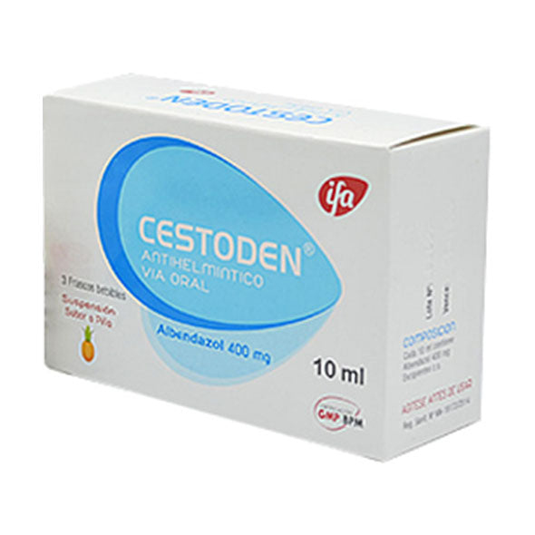 Cestoden 400Mg Caja X 3 Amp 10Ml Bebibl Albendazol— Farmacorp