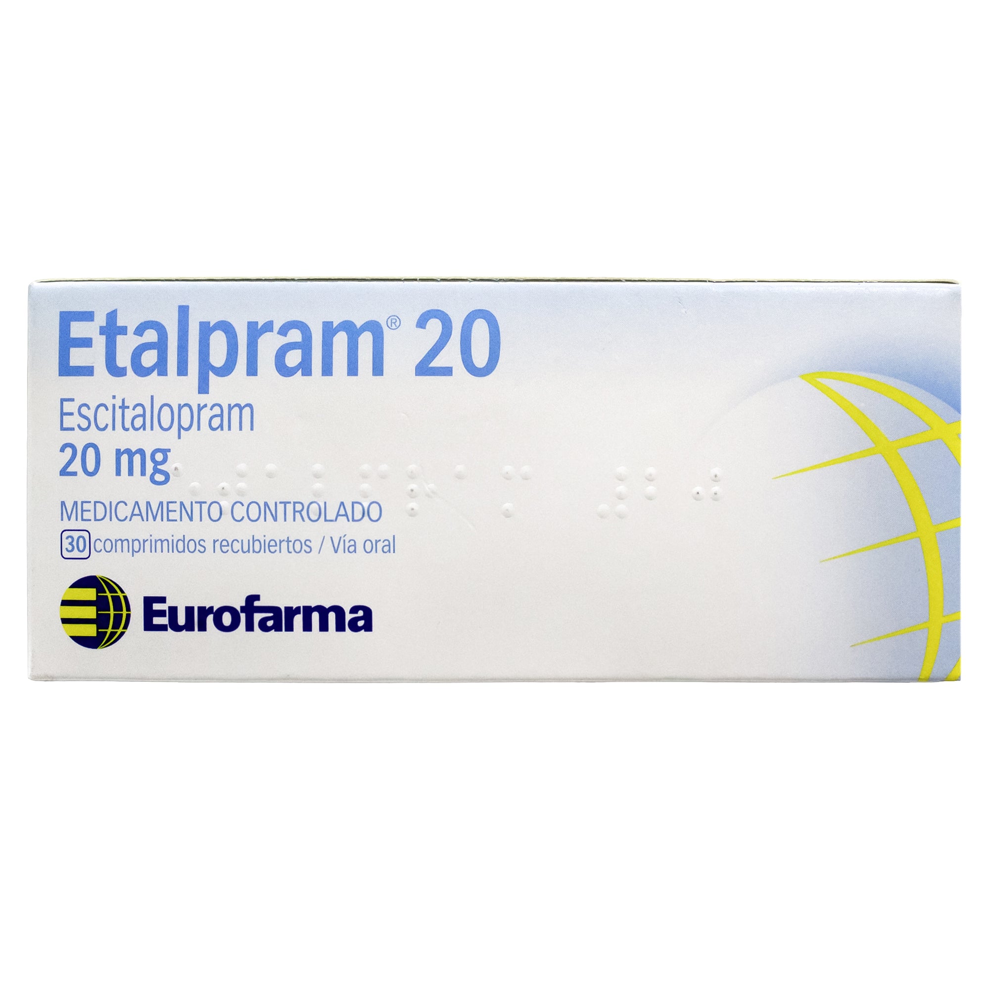 Etalpram 20Mg Escitalopram X Tableta— Farmacorp