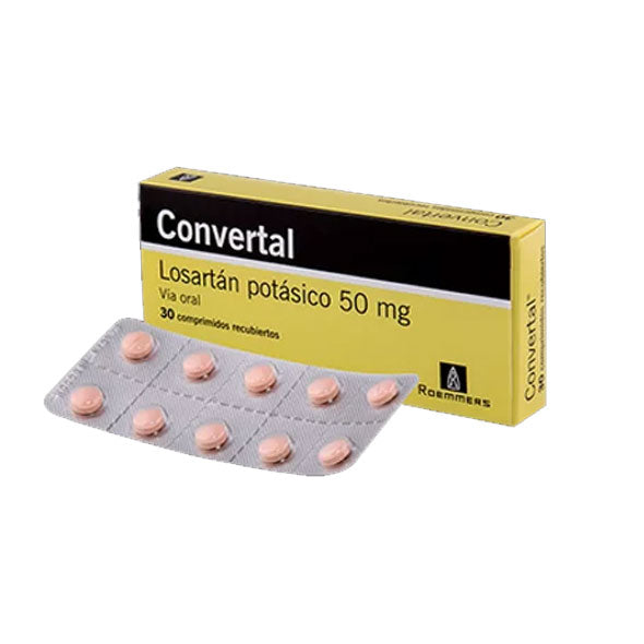 Convertal 50Mg Losartan X Tableta— Farmacorp