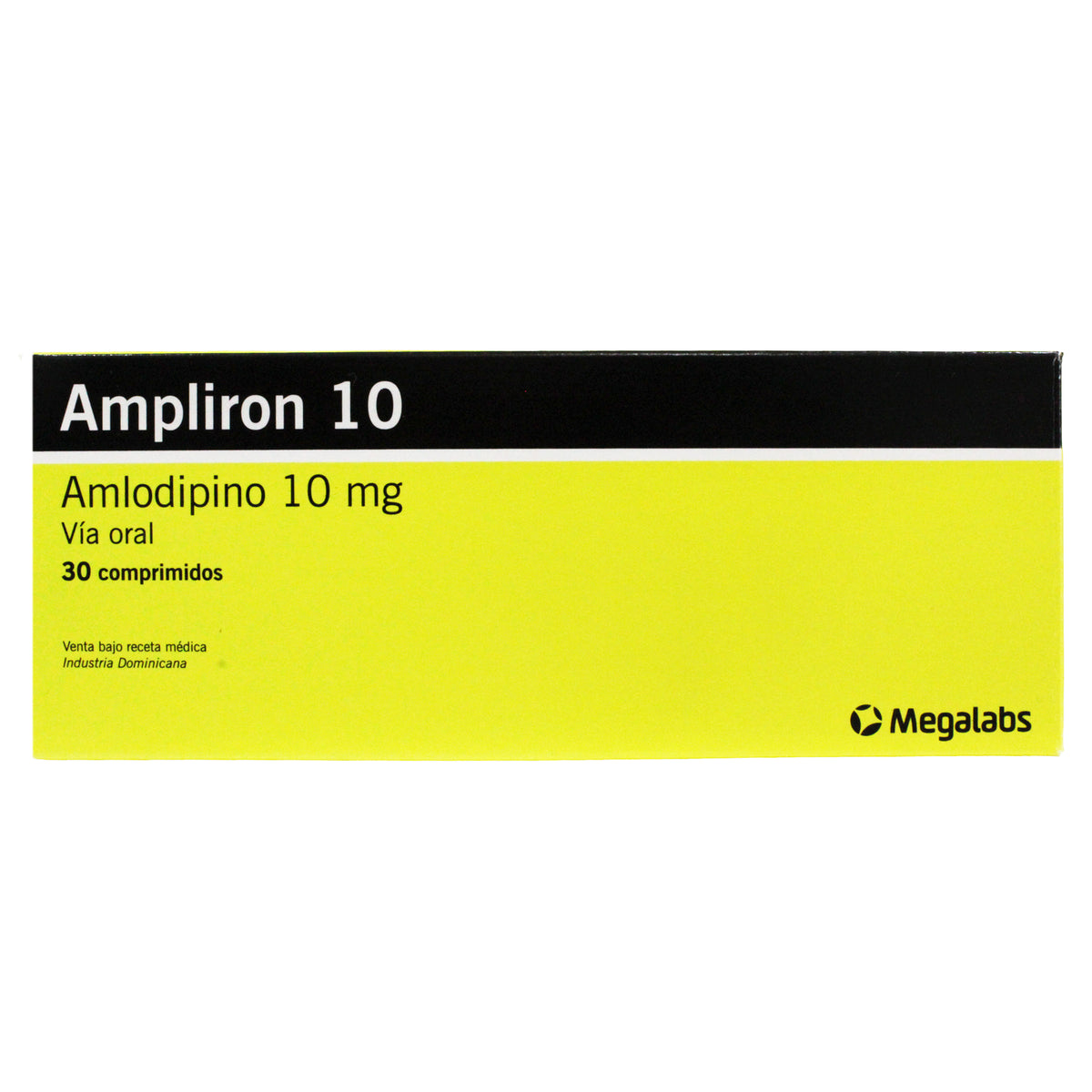 Ampliron 10Mg Amlodipina X Tableta— Farmacorp