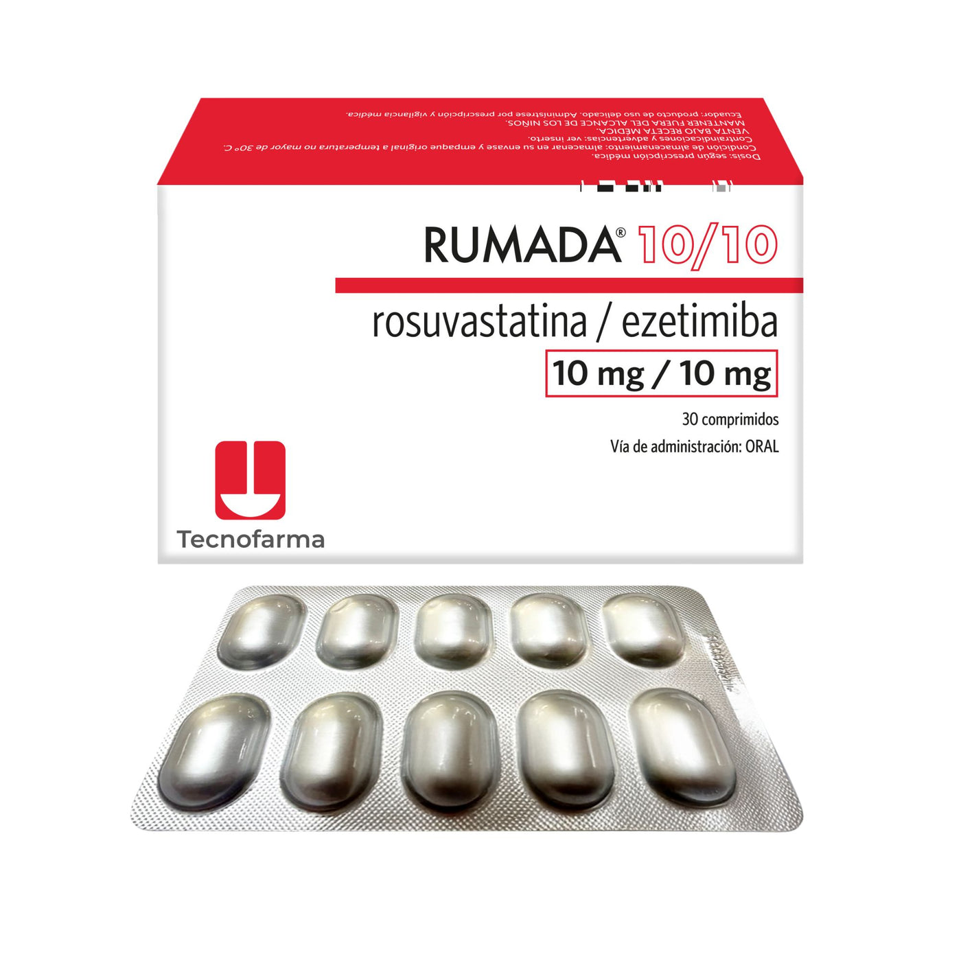 Rumada 10/10Mg Rosuvastatina Ezetimiba X Comprimido— Farmacorp