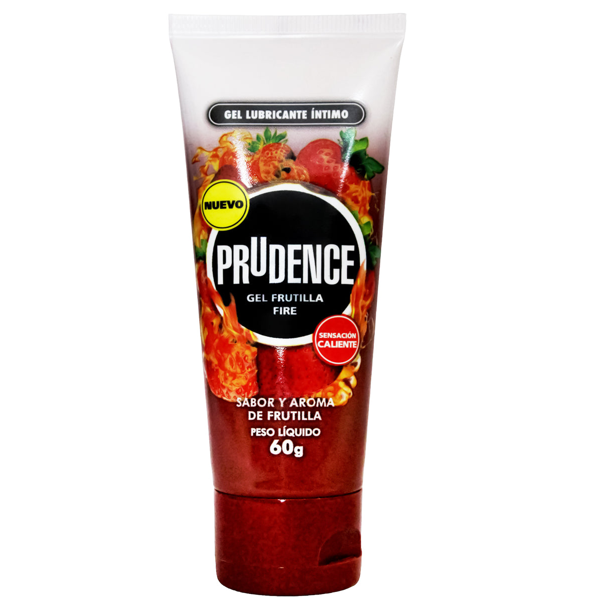 Prudence Gel Lubricante Frutilla Fuego - 60g— Farmacorp