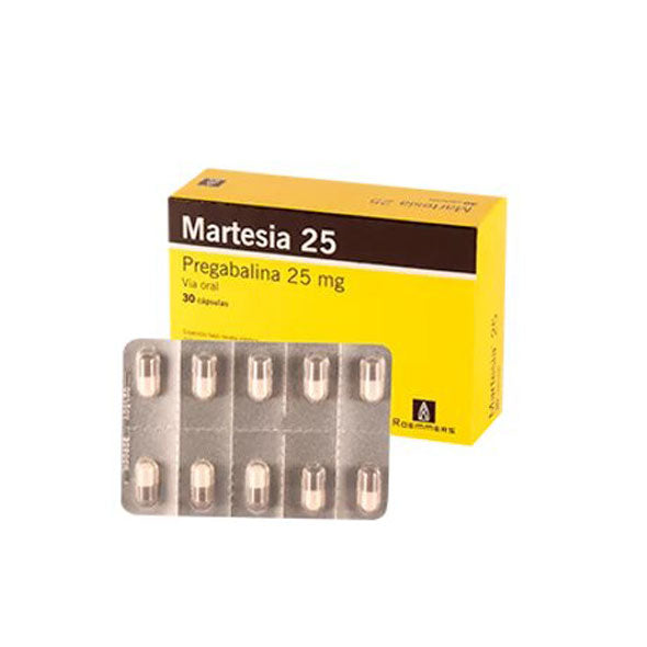 Martesia 25Mg Pregabalina X Capsula— Farmacorp
