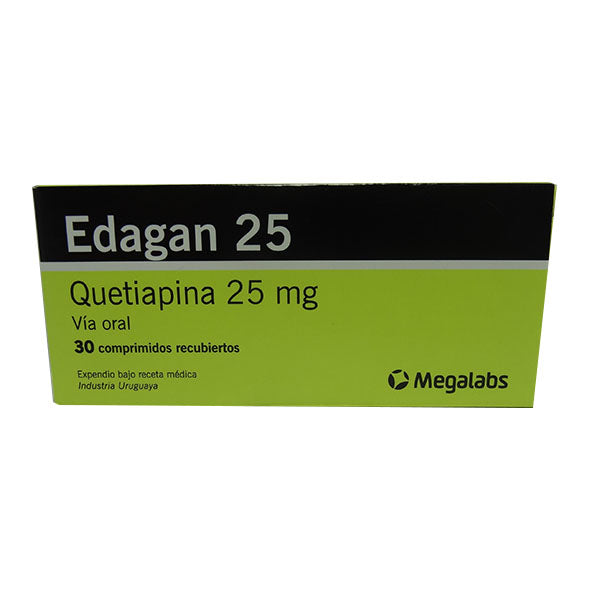 Edagan Quetiapina 25Mg X Tableta— Farmacorp