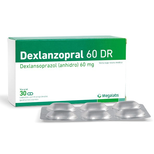 Dexlanzopral 60 Dr Dexlansoprazol 60Mg X Capsula— Farmacorp