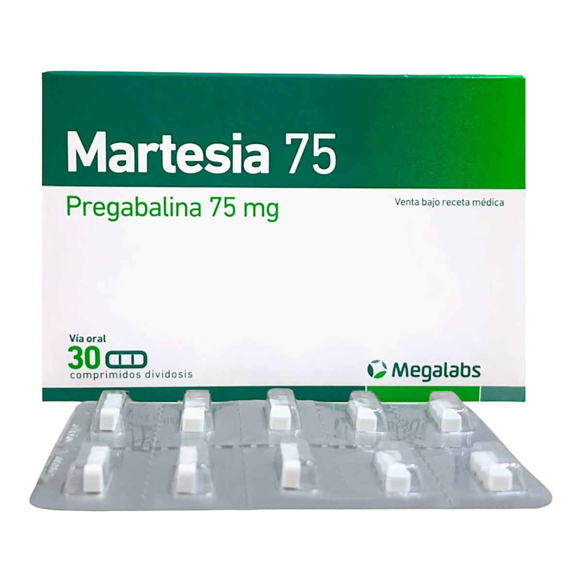 Martesia 75Mg Dividosis Pregabalina X Comprimido— Farmacorp