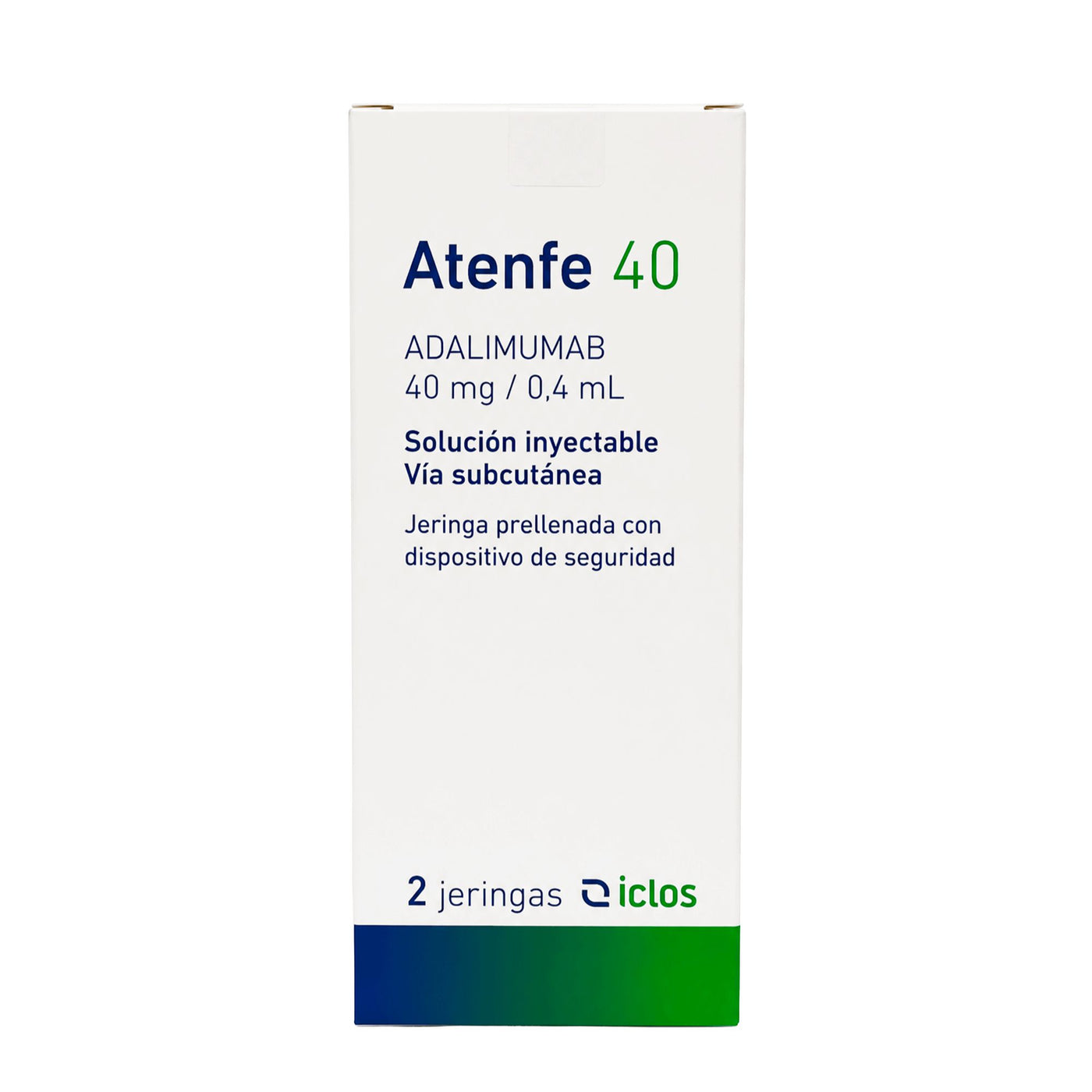 Atenfe Adalimumab 40Mg Sc X 2 Jeringas Prellenadas 0.4Ml (Frio)— Farmacorp