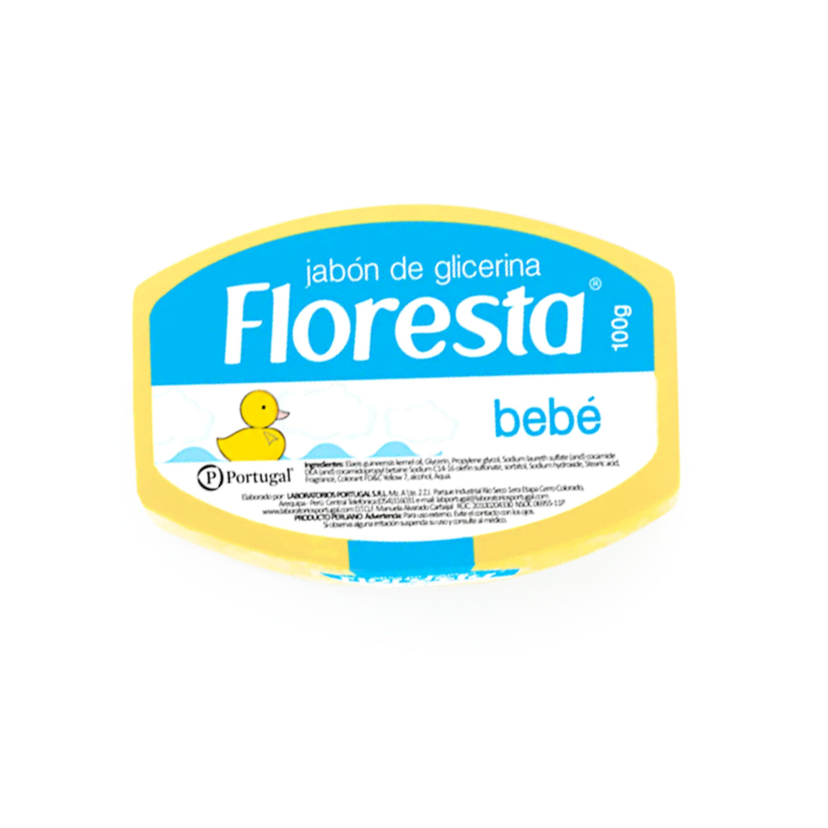Jabón De Glicerina Floresta Portugal Bebé 100g— Farmacorp