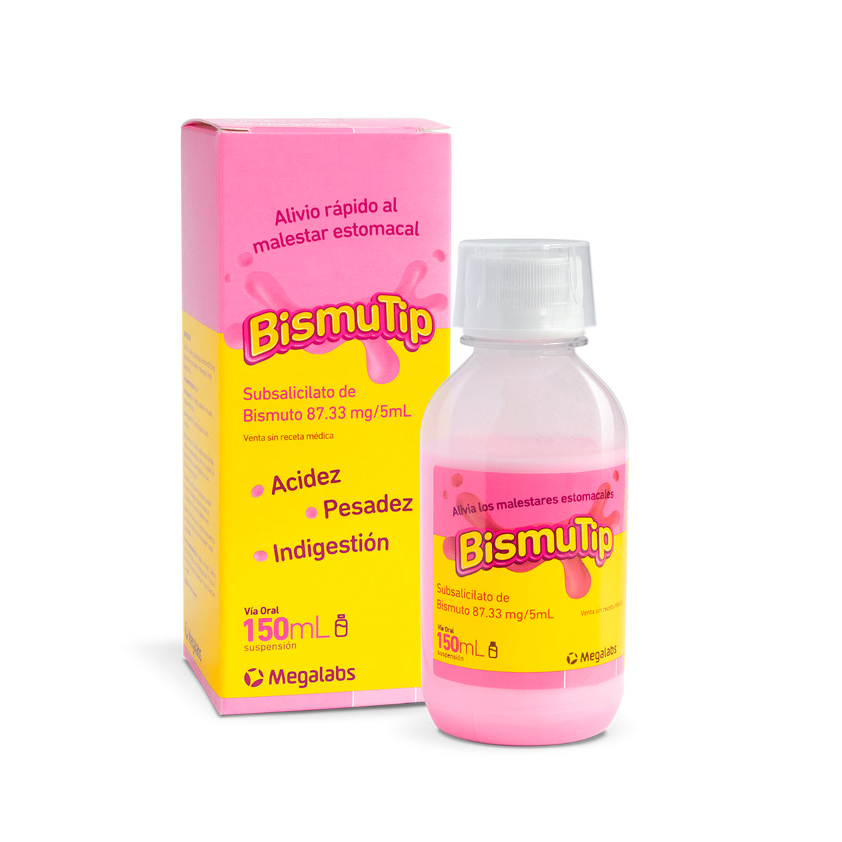Bismutip 87.33Mg 5Ml Susp X 150Ml Bismuto Subsalic— Farmacorp