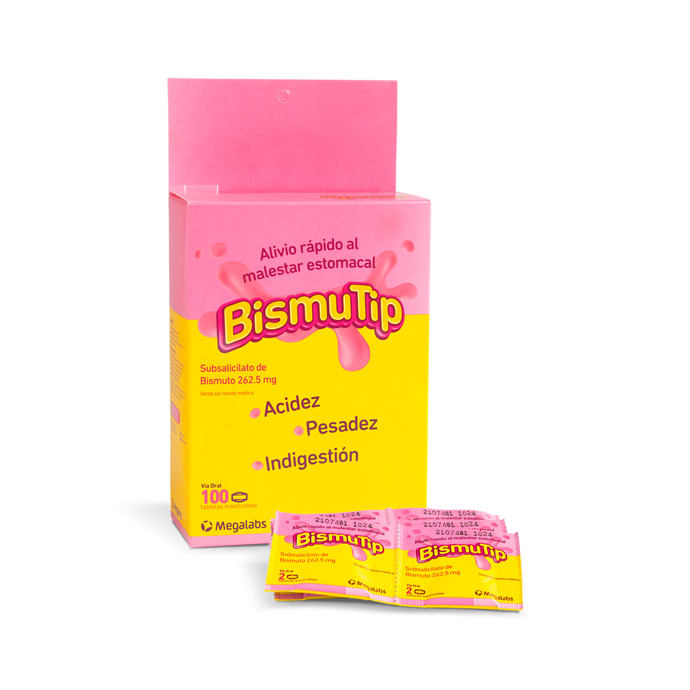 Bismutip 262.5Mg Subsalicilato De Bismuto X Sobre— Farmacorp