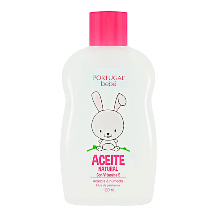Portugal Bebe Aceite Natural Con Vitamina E X 120Ml— Farmacorp
