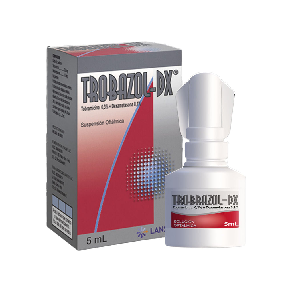 Trazidex Ofteno Colirio X 5Ml Tobramicina Dexameta— Farmacorp