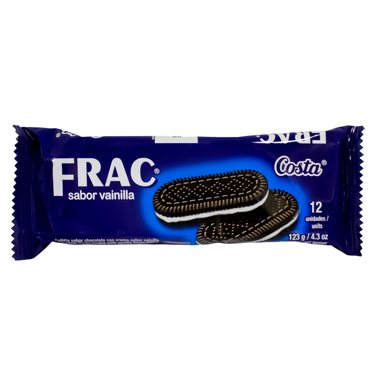 Frac Galleta Costa Sabor Vainilla X 123Gr— Farmacorp