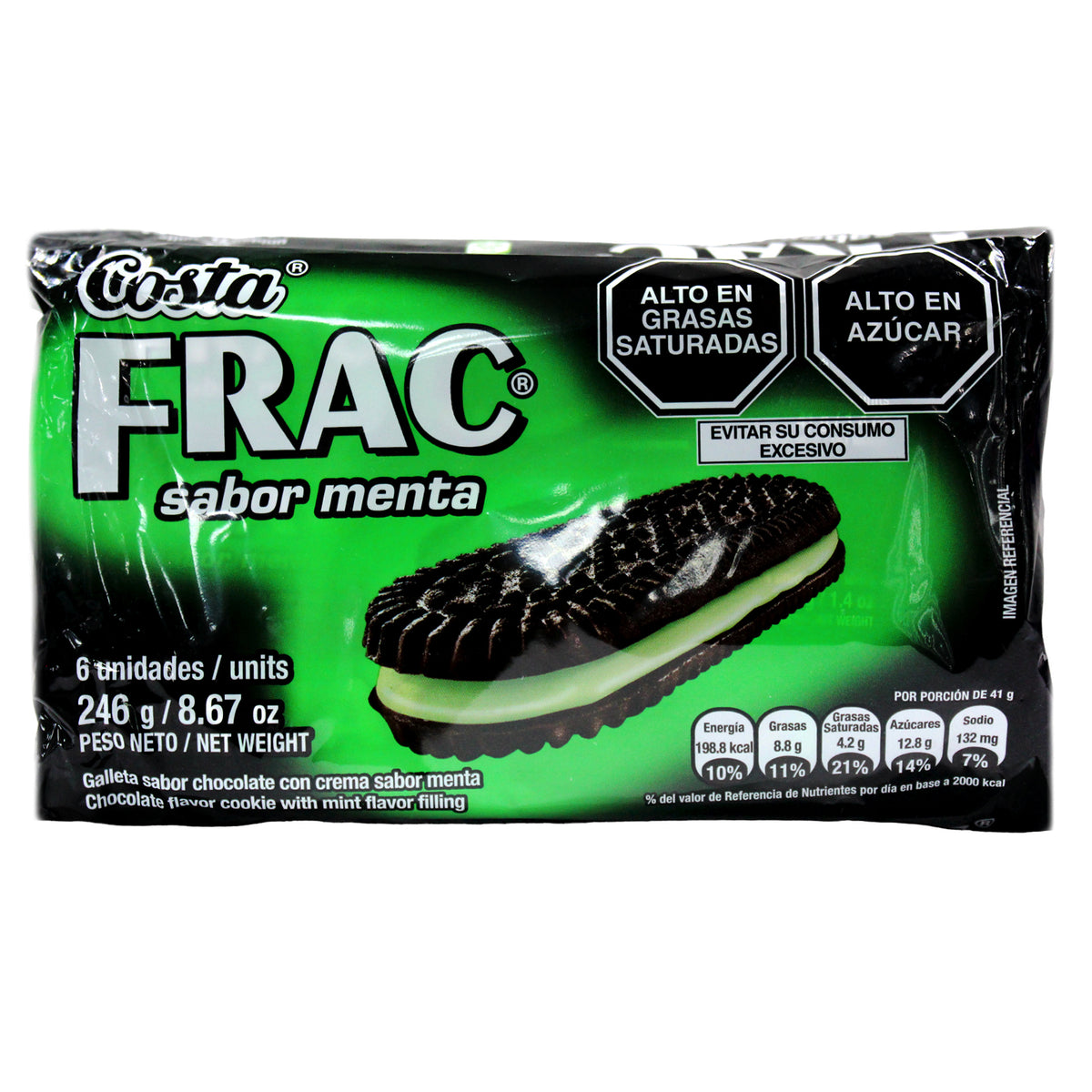Frac Galleta Sabor Menta Six Pack X 246G— Farmacorp