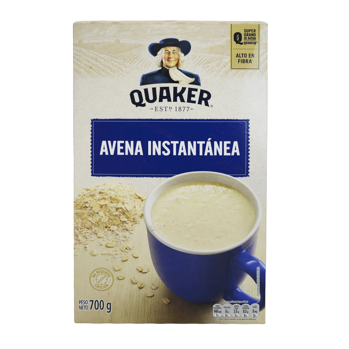 Avena Instantánea Quaker X 700G— Farmacorp