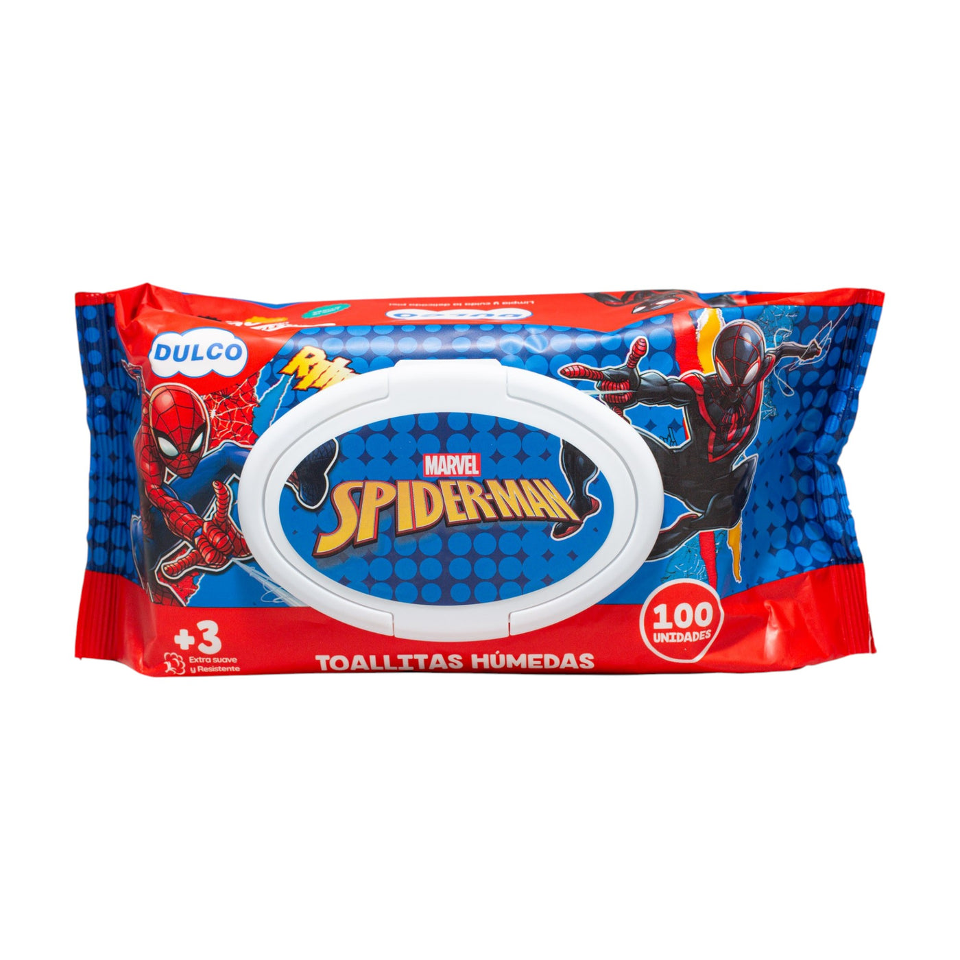 Toallitas Húmedas Dulco Spiderman X 100 Unidades— Farmacorp