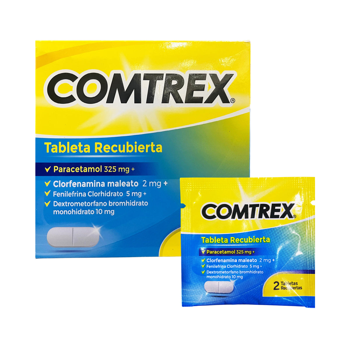 Comtrex 2 Tabletas X Sobre— Farmacorp