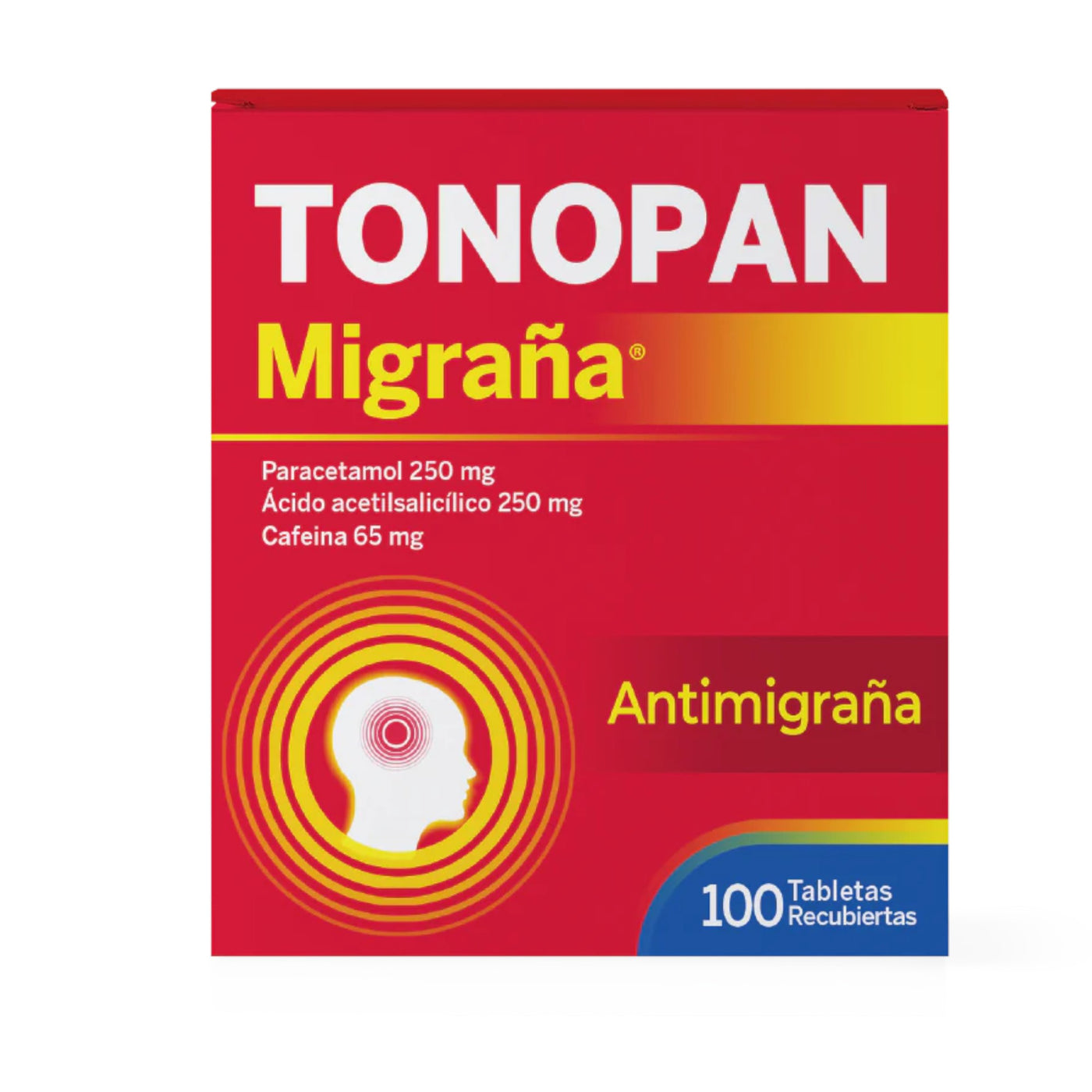 Tonopan Migraña X Sobre/ 2 Tabletas— Farmacorp