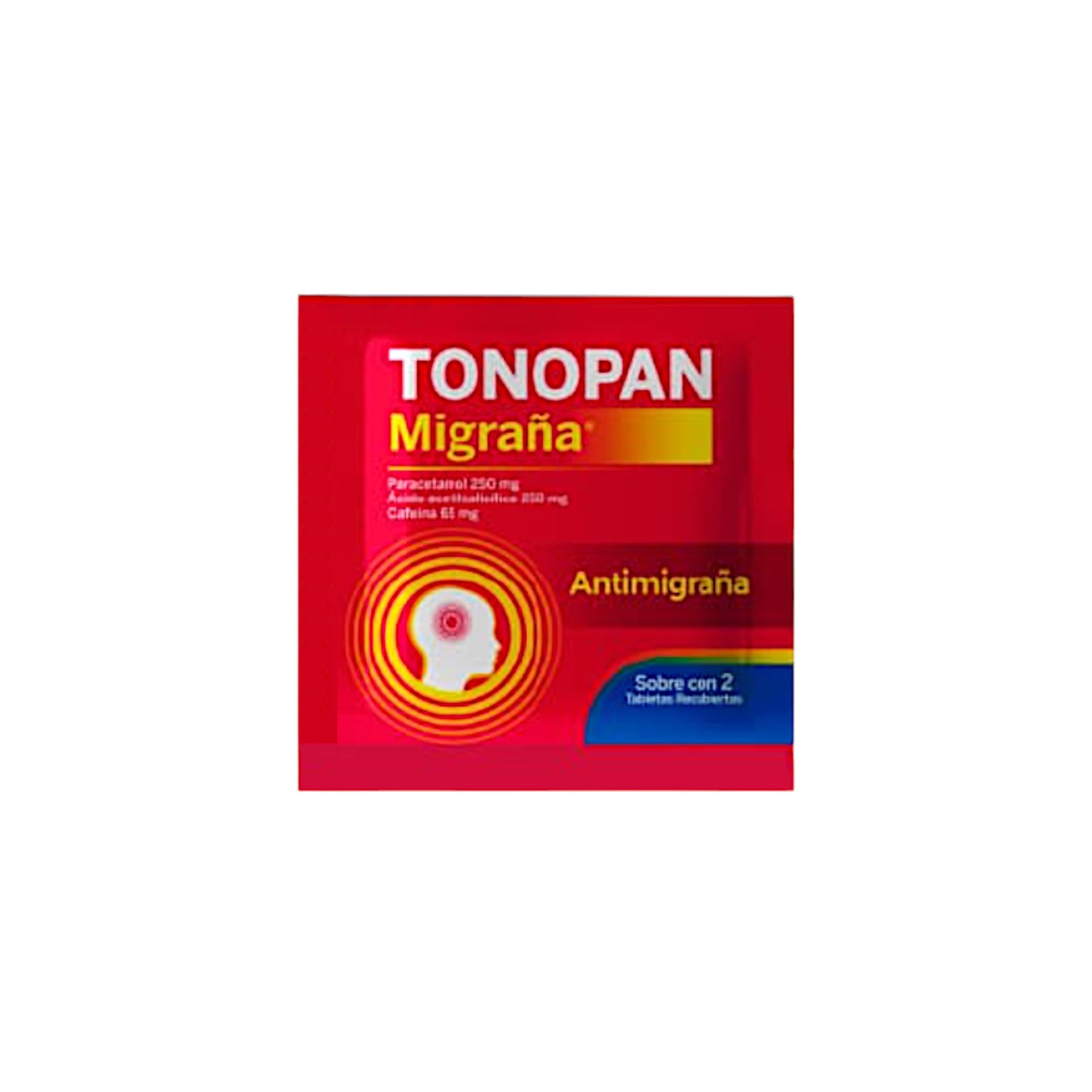 Tonopan Migraña X Sobre/ 2 Tabletas— Farmacorp