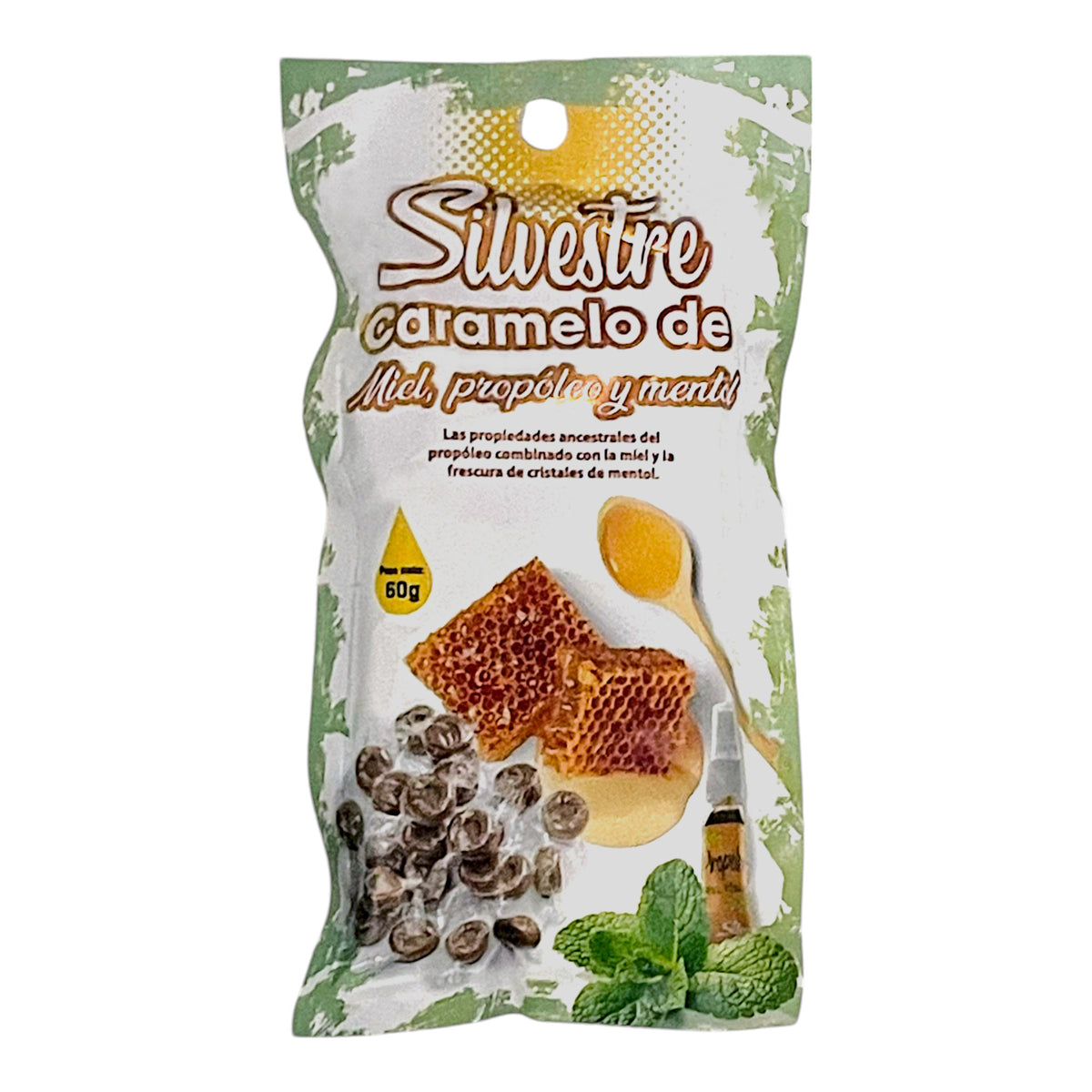 Caramelos Silvestre - Miel, Propóleo y Mentol 60g— Farmacorp