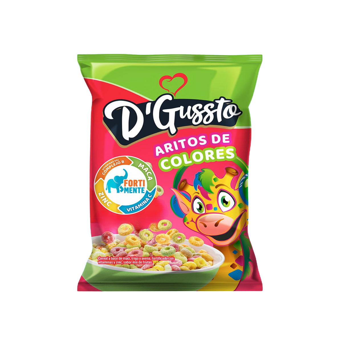 Cereal Dgussto Aritos De Colores Frutas X 25G— Farmacorp