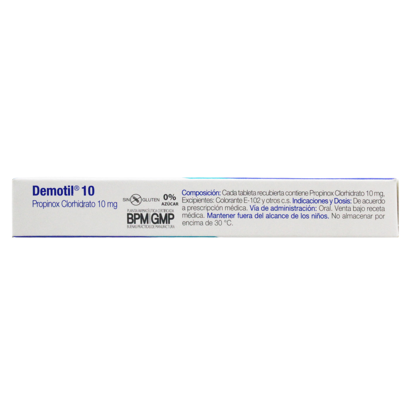 Demotil 10Mg Propinoxato X Tableta— Farmacorp