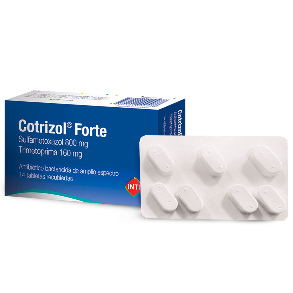 Bactrim Forte 800/160Mg Sulfametoxazol/Trimetoprim X 10 Comprimidos ...