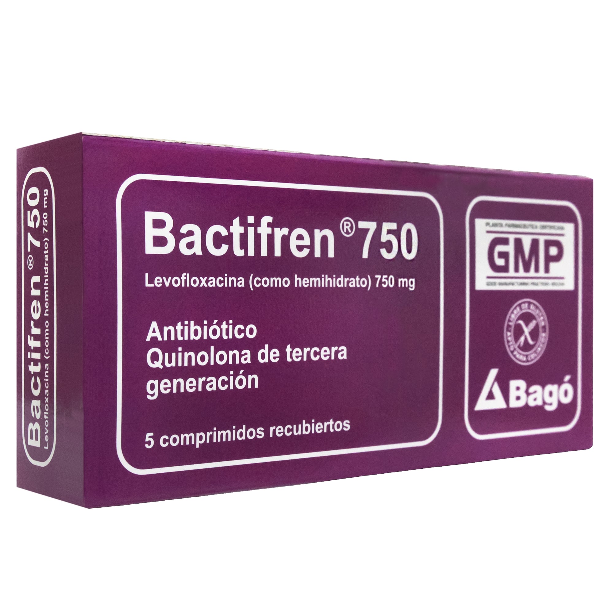 Bactifren 750Mg Levofloxacino X Tableta— Farmacorp