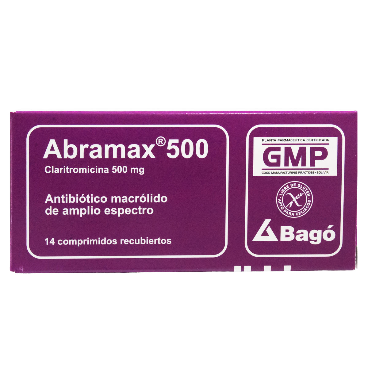 Abramax 500Mg Claritromicina X Tableta— Farmacorp