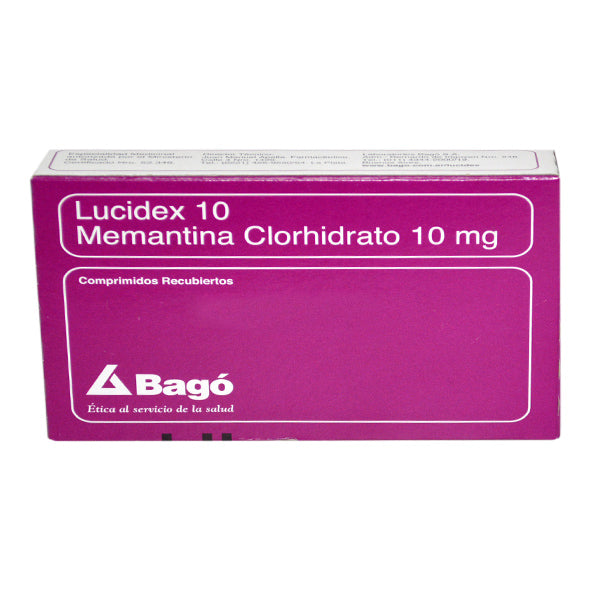 Lucidex 10Mg Memantina Clorhidrato X Tableta— Farmacorp
