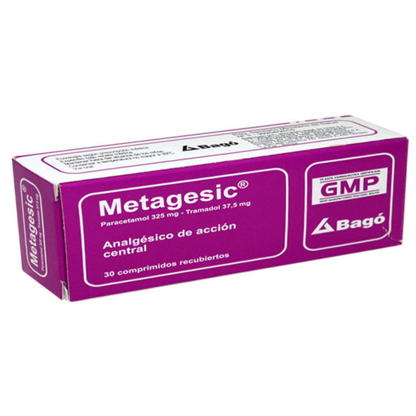 Metagesic Paracetamol 325Mg Y Tramadol Clorhidrato 37.5Mg X Tableta ...