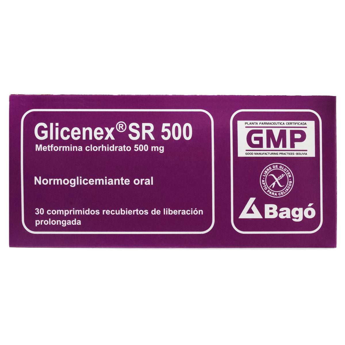 Glicenex Sr 500Mg Metformina X Tableta— Farmacorp