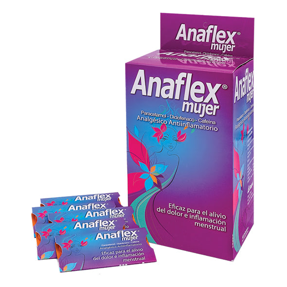 Anaflex Mujer Analgésico Antiinflamatorio X Tableta— Farmacorp