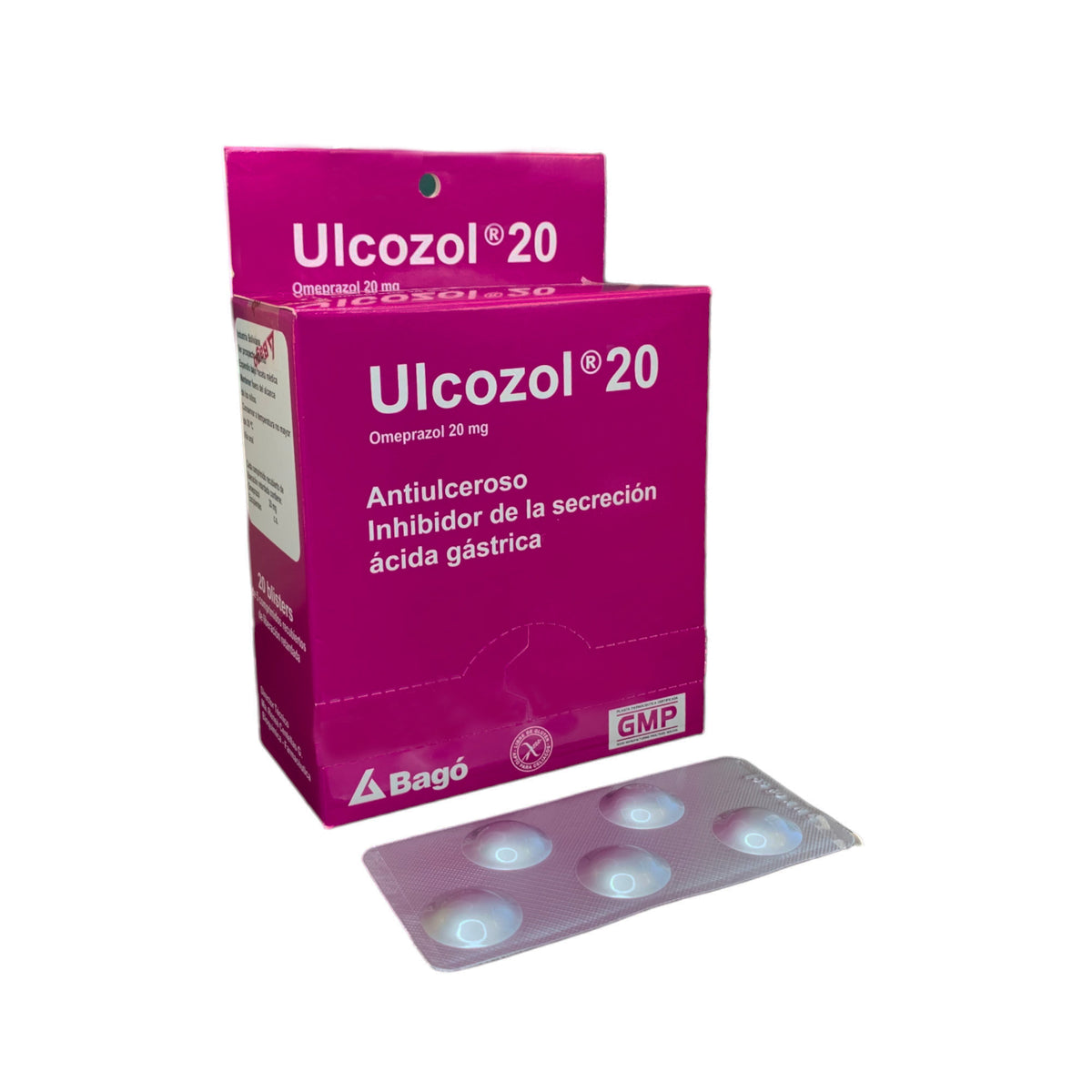 Ulcozol 20Mg X 100 Comp Lib Ret Omeprazol— Farmacorp