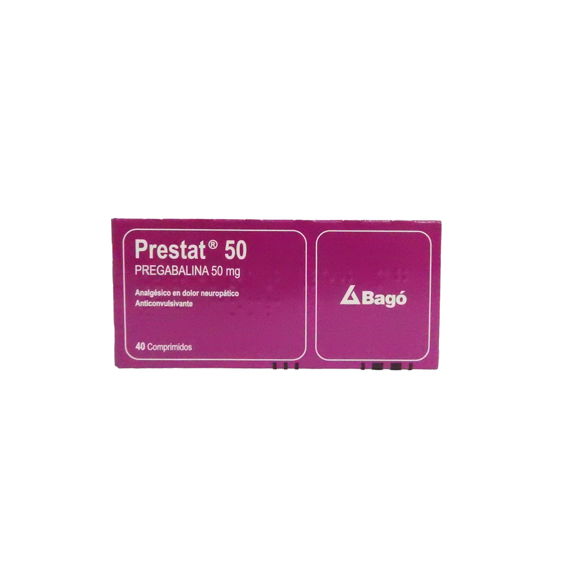 Pregabalina Prestat 50mg X Tableta— Farmacorp