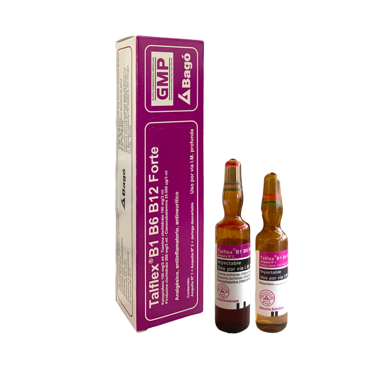 Talflex B1 B6 B12 Forte X 2 Ampollas + Jeringa— Farmacorp