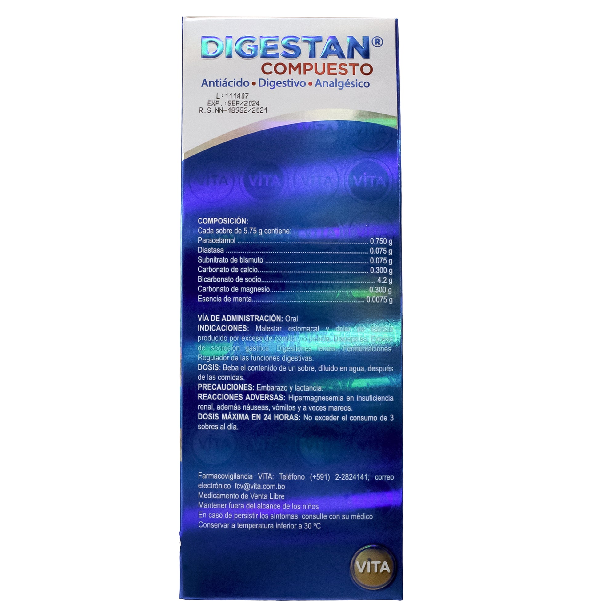 Digestan Compuesto X Sobre— Farmacorp