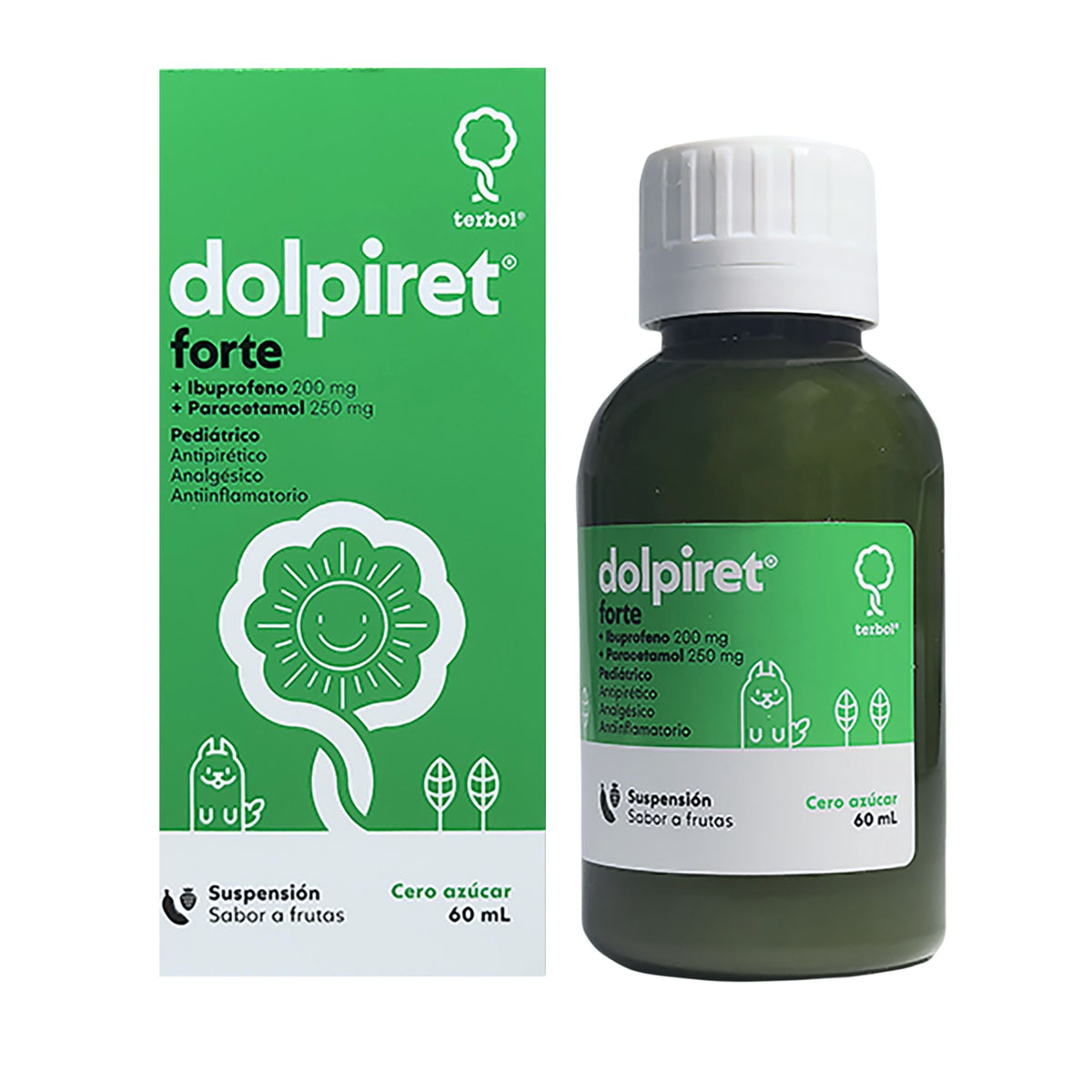 Dolpiret Forte Ibuprofeno / Paracetamol Con Sucralosa Suspensión X 60M ...