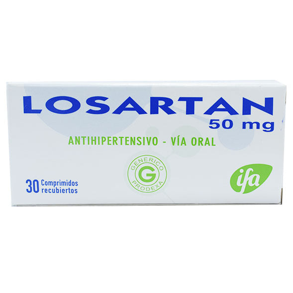 Cartan Losartan Potasico 50Mg X Tableta— Farmacorp