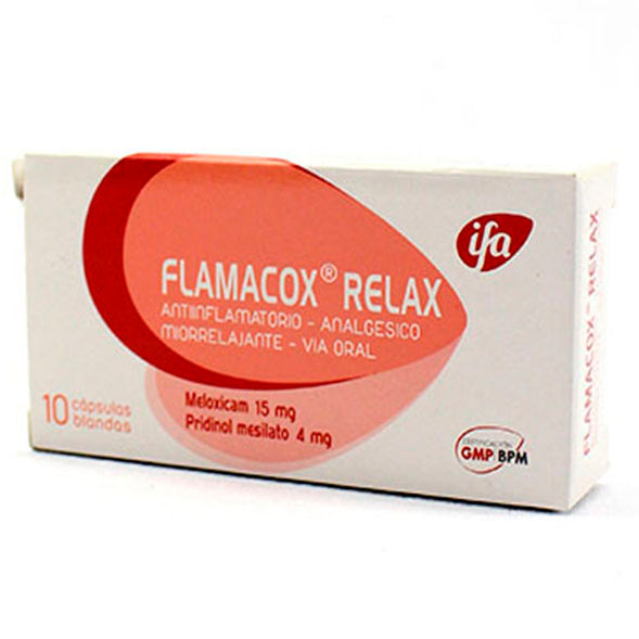 Flexicam Relax Meloxicam 15Mg Y Pridinol Mesilato 4Mg X Tableta— Farmacorp