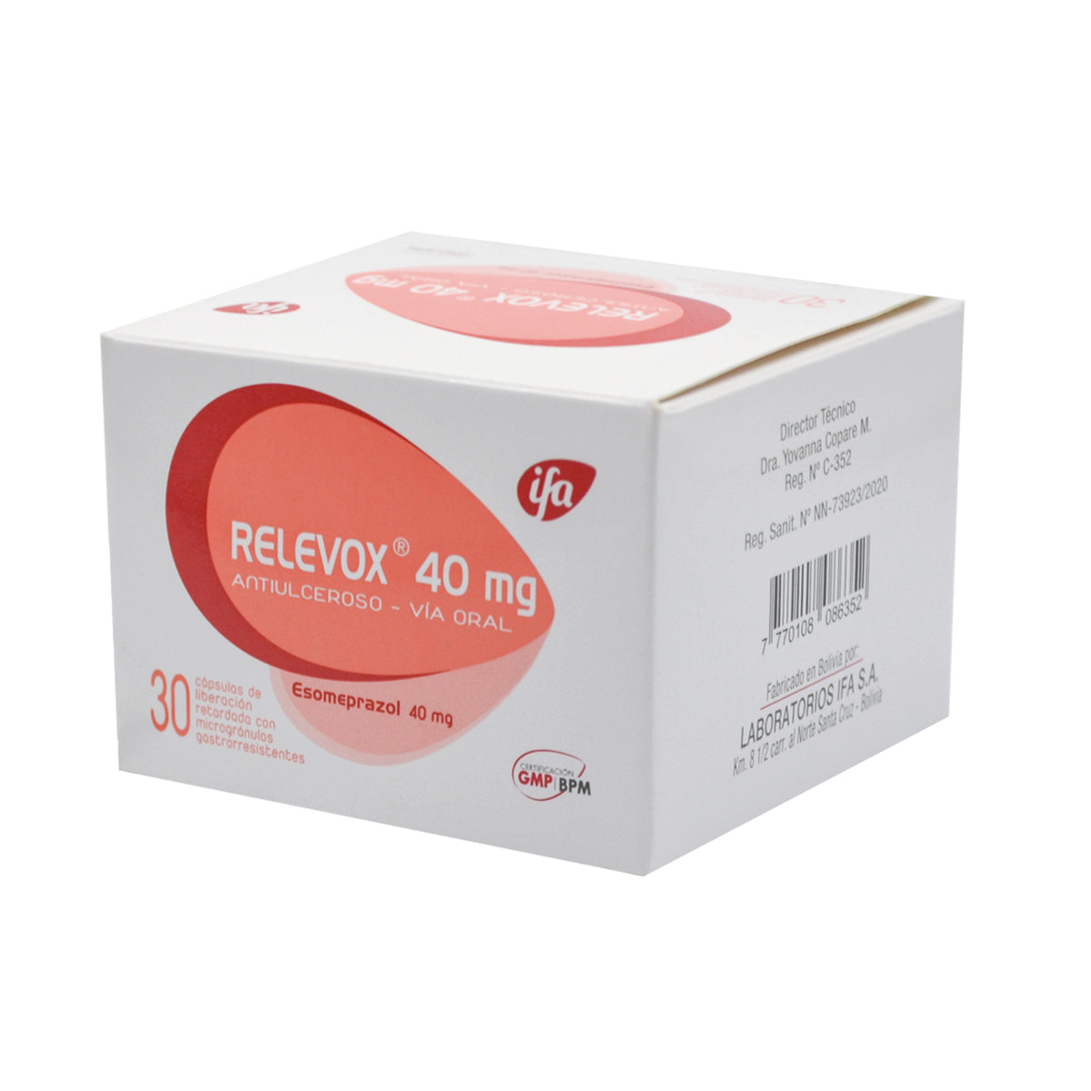 Relevox Esomeprazol 40Mg X Capsula— Farmacorp