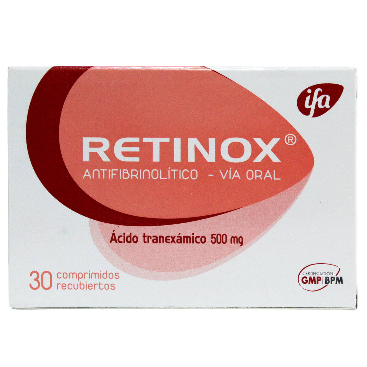Retinox Acido Tranexamico 500Mg X Tableta— Farmacorp