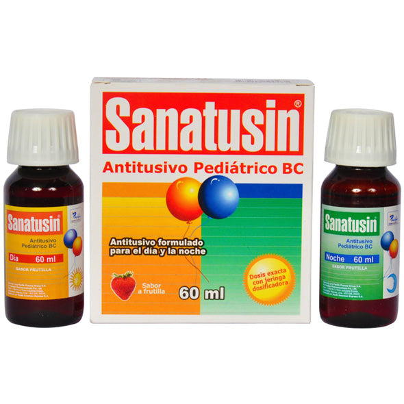 Sanatusin Antitusivo Pediatrico Dia Y Noche X 60Ml— Farmacorp